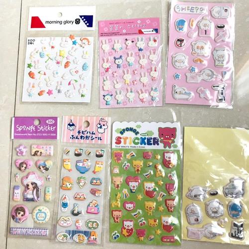 Jual Aneka stiker korea sticker timbul stiker jadul stiker sanrio ...