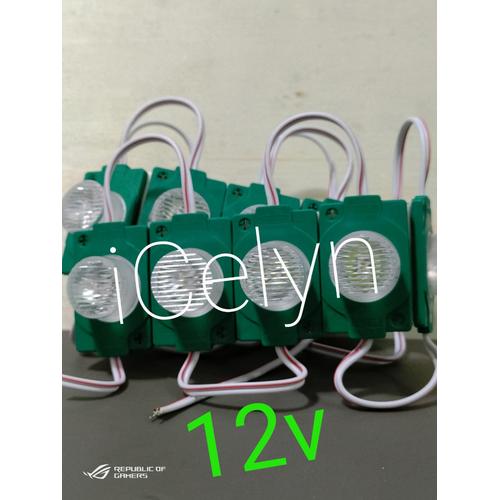 Jual LED 1 Mata Jumbo 12v 1.5w BIRU MERAH KUNING HIJAU UNGU PINK PUTIH ...