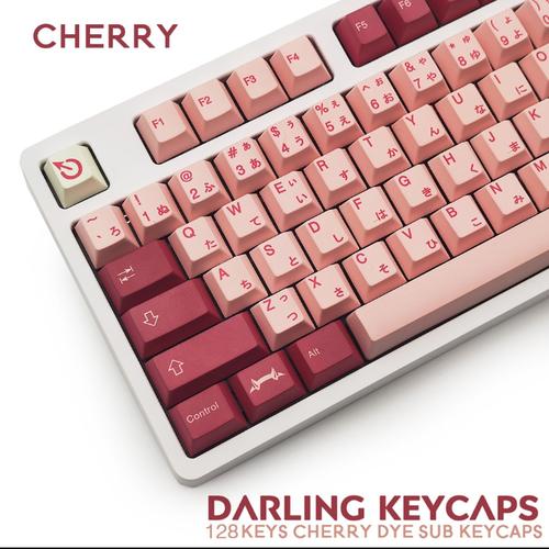 Jual Keycaps PBT Dyesub Cherry Profile Darling in The Franxx 128 Keys ...