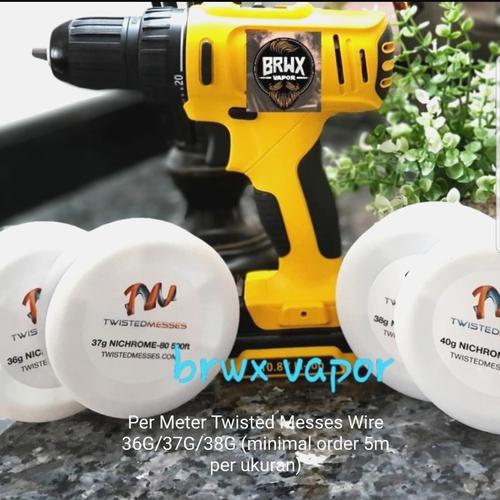 Jual PER METER Twisted Messes Wire Ni80 36G/37G/38G - HARGA PER METER ...