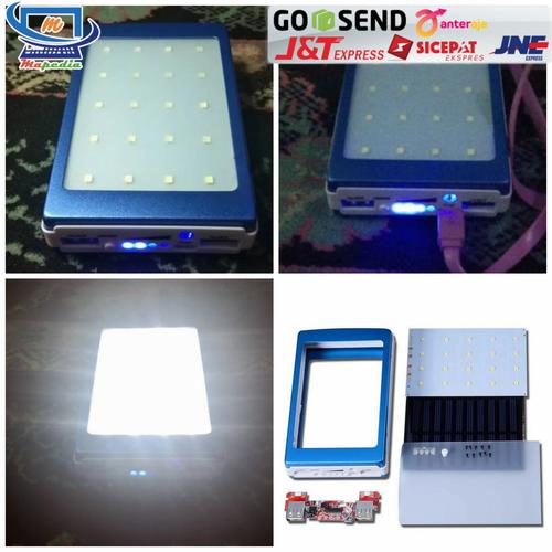 Jual Modul PCB Power Bank Powerbank 5x18650+Tenaga Solar+ Lampu Senter ...