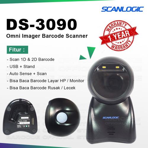 Promo 2D Omni Directional Barcode Scanner Scanlogic DS3090 Imager DS ...