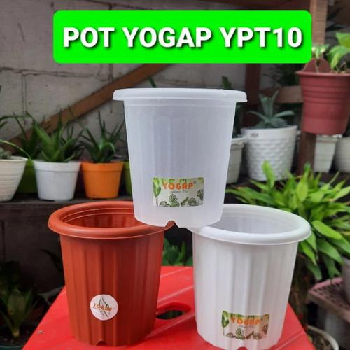 Jual Pot Yogap 10 |Pot Bunga tanaman Plastik Tinggi Tebal Yogap YPT 10 ...