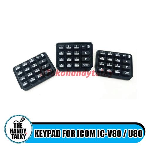 Jual Keypad Icom IC-V80 V80 U80 Kiped HT Walkietalkie Tombol Pengganti ...