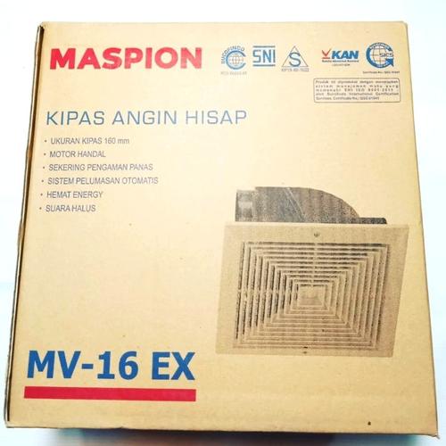 Jual Exhaust Fan Maspion MV-16EX 8" Kipas Angin Hisap Ceiling MV 16EX ...