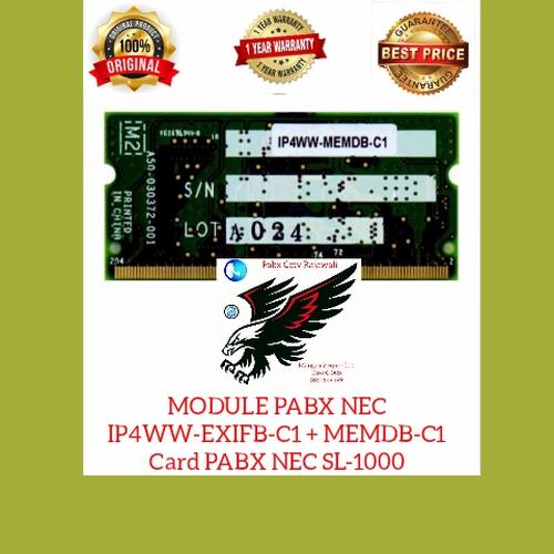 Jual MODULE PABX NEC IP4WW- MEMDB-C1 Card PABX NEC SL-1000 - Jakarta ...