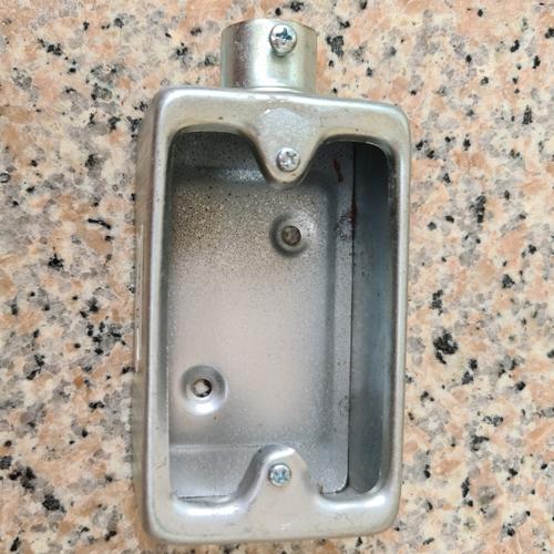 Jual Conduit Junction Switch Box Tdus Galvanis Besi E19 1/2 inch Inbow ...