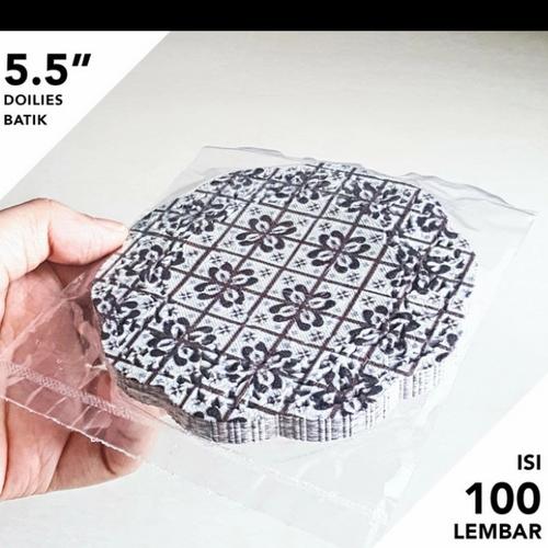 Jual Kertas Renda/Doilies Motif Batik 5.5 Inch - Kab. Bekasi - Rumah ...