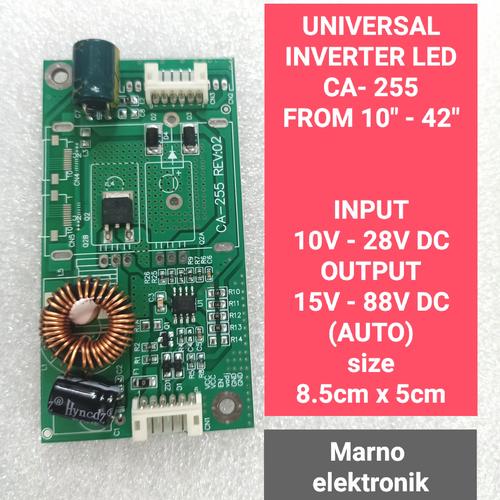 Jual UNIVERSAL DRIVER INVERTER BACKLIGHT TV LED 24 32 42 INCH CA-255 CA ...