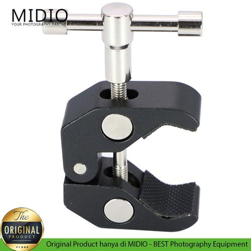 Jual Midio Penjepit Super Magic Clamp Universal untuk lightstand Ringlight - Jakarta Barat ...