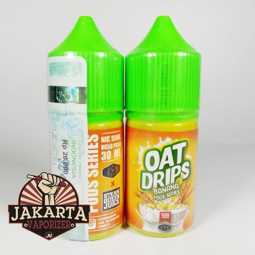 Jual PODS FRIENDLY OAT DRIPS V3 BANANA 30ML 15MG BY STEAMQUEEN JUICE X ...