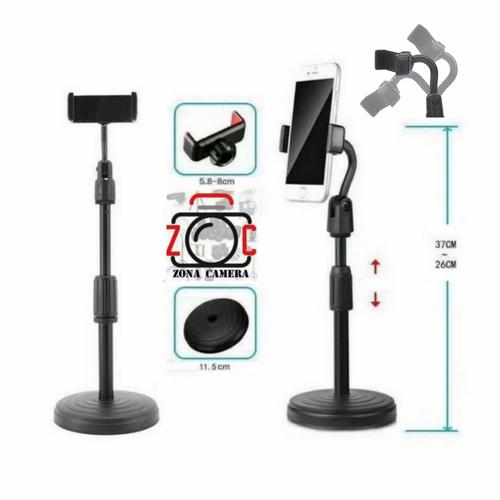 Jual HOLDER PHONE STAND UNIVERSAL CLAMP HP STANDING HANDPHONE TRIPOD ...