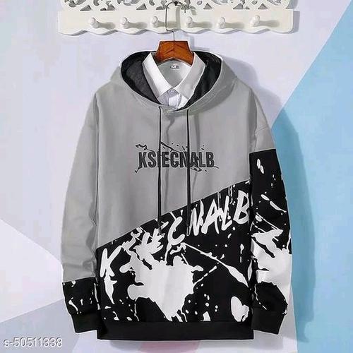 Jual Hoodie / Jacket / Sweeter Pria Keren dan Elegan - Abu-abu, L ...