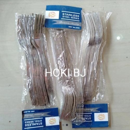 Jual (1 Lusin) Garpu Makan Stainless Tebal 808 - Kab. Tangerang - hoki ...