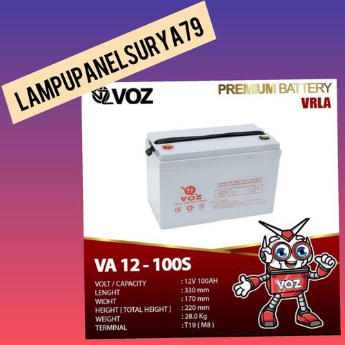 Jual VOZ Battery VRLA VA 12-100S (12V 100AH) - Jakarta Barat ...