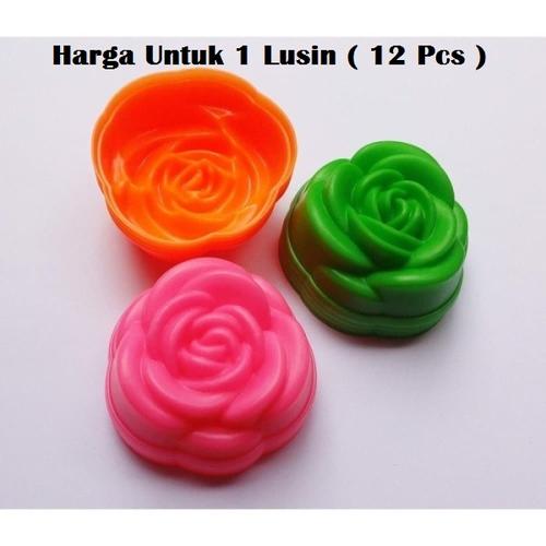 Jual Cetakan Kue/Puding/Bolu/Talam/Agar bentuk bunga Mawar - KECIL 5 CM ...