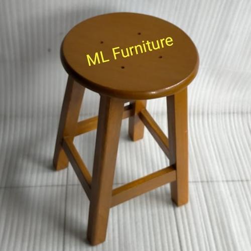 Jual Bangku Bulat Kayu Solid T50 - Jakarta Barat - ML Furniture | Tokopedia