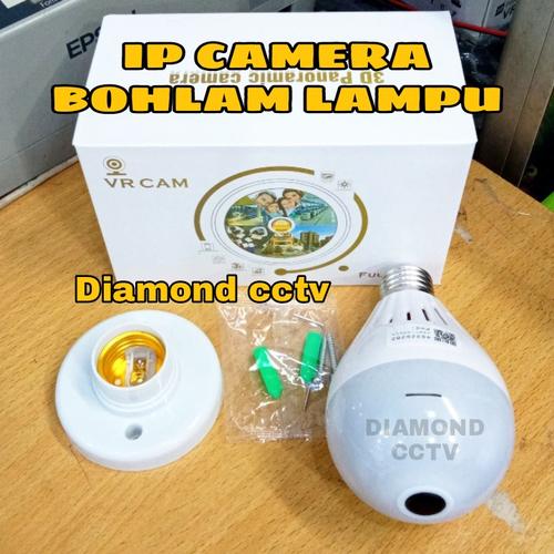 Jual New CCTV Ip Camera Wifi Light Bulb Lamp Panoramic Spy Cam Lampu ...