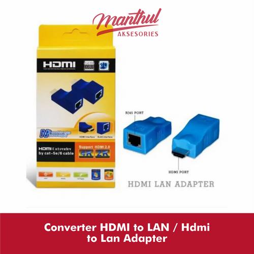 Jual Converter HDMI to LAN / Hdmi to Lan Adapter - Kab. Sleman ...