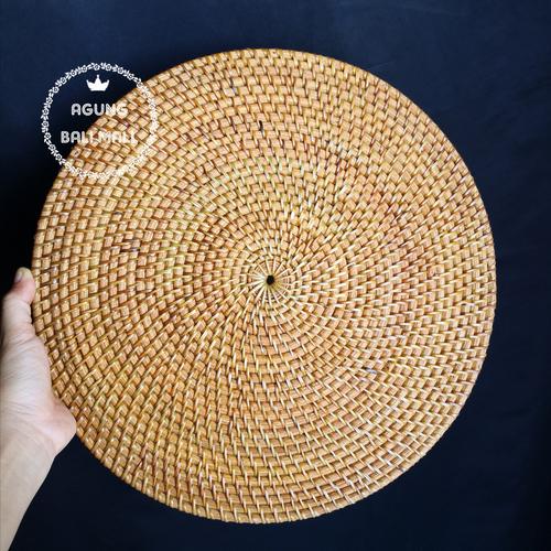 Jual Placemat rotan | alas piring rotan | tatakan piring rotan - 20cm ...