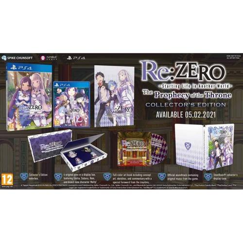 Promo PS4 Re: Zero The Prophecy of The Throne Collector's Edition (Reg ...