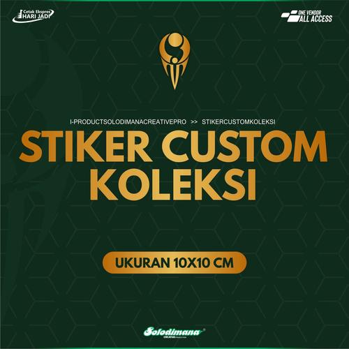 Jual STIKER CUSTOM LABEL EKLUSIF UKURAN 10x10 CM SOLDIMPRO - Kab ...