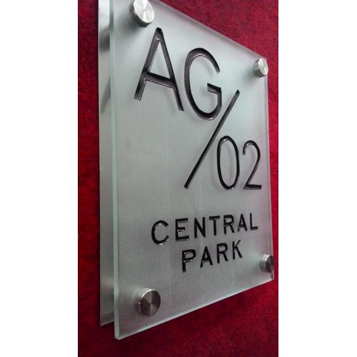 Jual NOMOR RUMAH GRAFIR/ENGRAVE - FROSTED GLASS - Kab. Situbondo ...