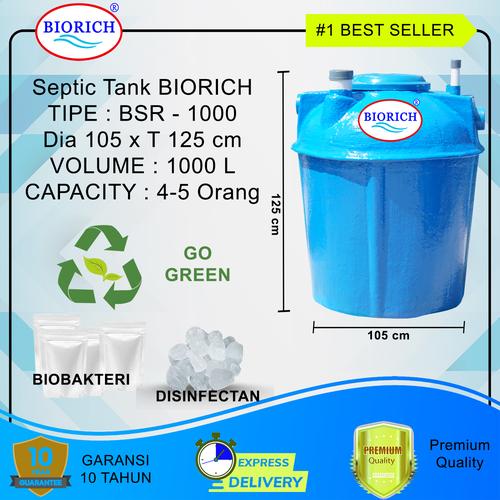 Jual Septic Tank Bio BSR 1000 -Biofil Septictank Biotech Septi tank ...