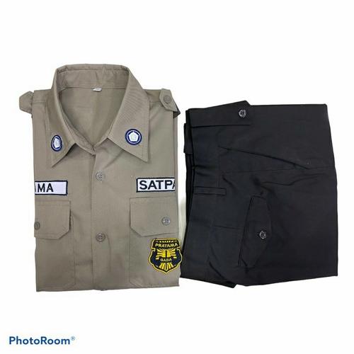 Jual Baju PDH Satpam Baru / Seragam Security Model Terbaru - Baju Polos ...