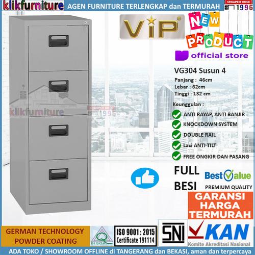 Promo Filing Cabinet Besi Lemari Filing 4 Laci VG304 Cicil 0% 3x - Kota ...