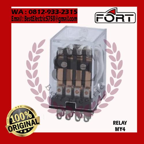 Jual RELAY FORT / MY4 / 220VAC,24DC,12VDC - Jakarta Pusat - Best ...