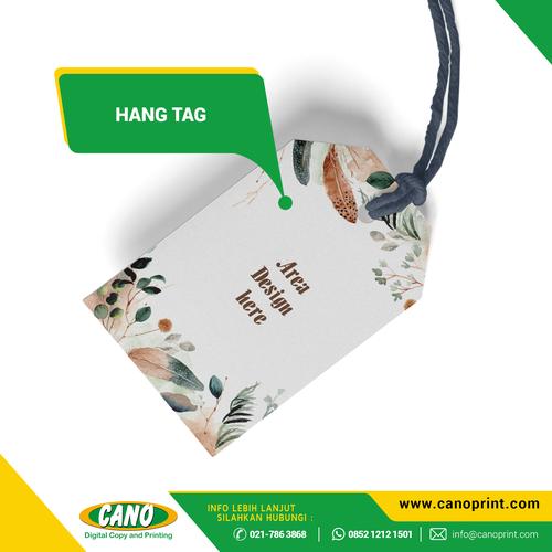 Jual Hang Tag / Hangtag / Price Tag / Tag Harga / Label produk 1 sisi ...