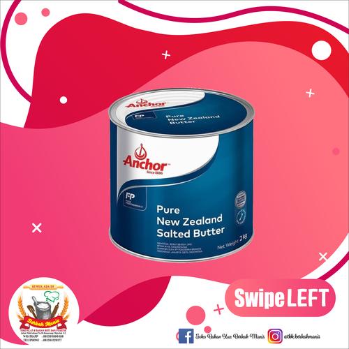 Jual Butter ANCHOR SALTED kaleng 2kg || Tersedia repack 250gr & 100gr ...