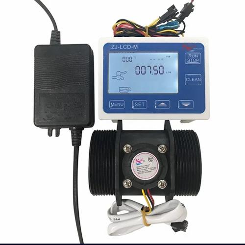 Jual Flow Sensor 1.5 inch Water Flow Sensor +LCD Display Control ...