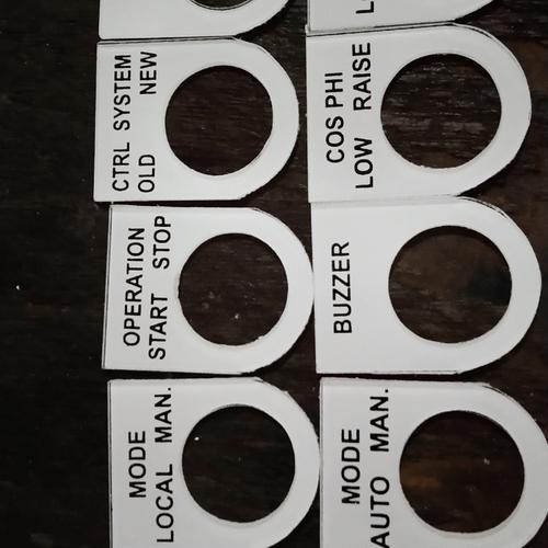 Jual label panel listrik genset acrelik 025mm - Jakarta Barat - karya ...