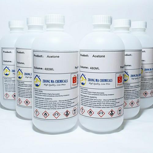 Jual Aseton / Propanon / Acetone / Dimetil Keton / CH3COCH3 95% / 480 ...