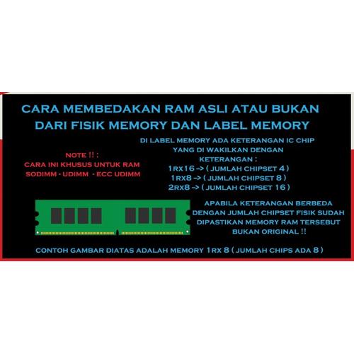 Jual 32GB DDR3 ECC RDIMM / ECC LRDIMM PC 12800 For Server HP / Dell - 32GB ECC LRDIMM - Jakarta ...