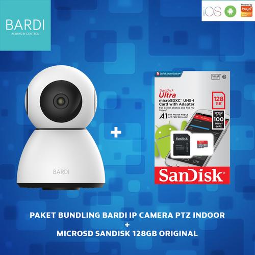 Jual BARDI Smart Indoor PTZ IP Camera CCTV + Micro SD 128GB Sandisk ...
