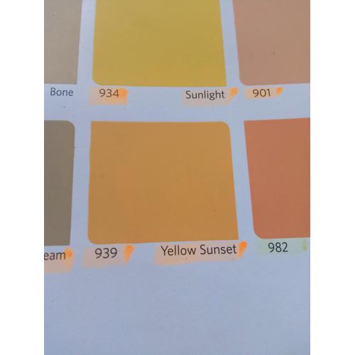 Jual Cat Tembok 939 Yellow Sunset Kuning Vinilex 5 kg Interior Dinding ...