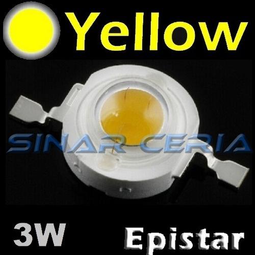 Jual High Power Led 3w Kuning 620-625nm LED Epistar Yellow Hpl 3w 350mA ...