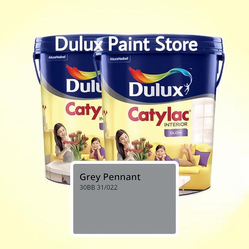 Promo Dulux Catylac Interior Glow Grey Pennant 22KG Pail Tinting Cicil ...