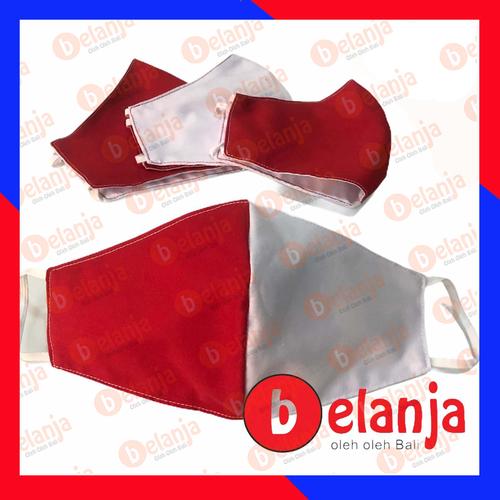 Jual Masker kain bendera merah putih masker 2 ply pernak pernik ...