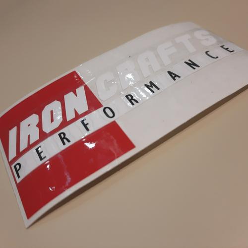 Jual ironcraft performance sticker decal cuttinfstiker ironcraft logo ...