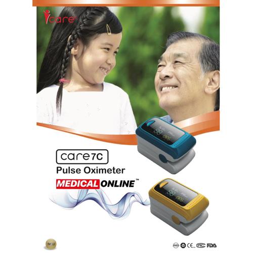 Jual FINGER PULSE OXYMETER CARE7C GEA MEDICAL OXIMETER SATURASI OKSIGEN ...