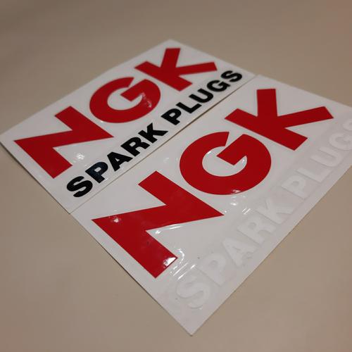 Jual stiker NGK logo spark plugs decal - Kota Semarang - BRASCO STICKER ...