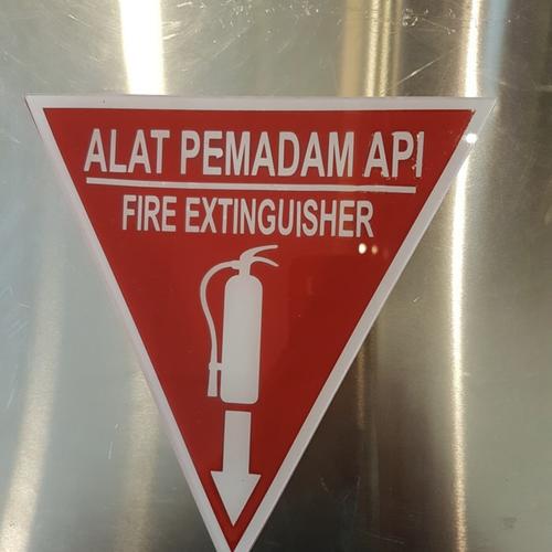 Jual Sigh akrilik segitiga apar ukuran 35x35cm - Jakarta Barat - Garda ...