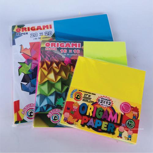 Jual Kertas Lipat ORIGAMI ASTURO 12x12 - 16x16 - 12 - Kota Denpasar ...