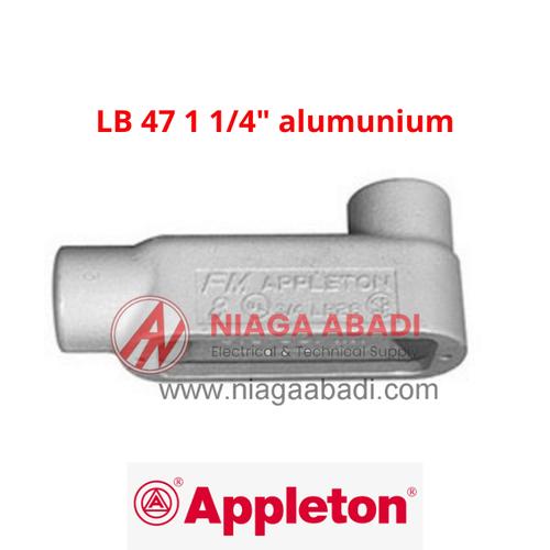 Jual Appleton LB 47 1 1/4" inch aluminium explosion proof conduit body ...