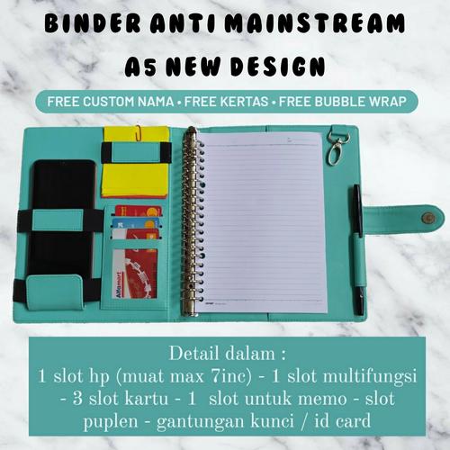 Jual Binder Untuk Kuliah Kerja Buku Catatan 20ring Model A5 Custom Nama ...