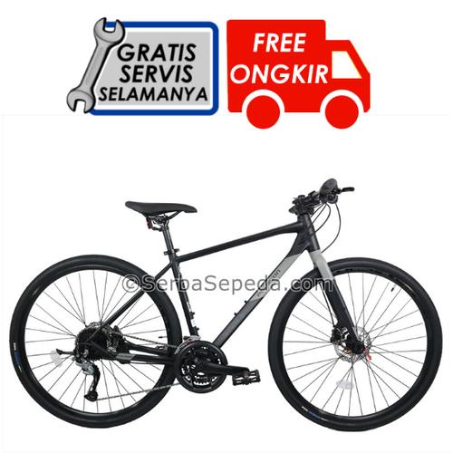 Jual Sepeda Hybrid | Sepeda Polygon Path 3 Gent 700C - HITAM 46 - Kota ...